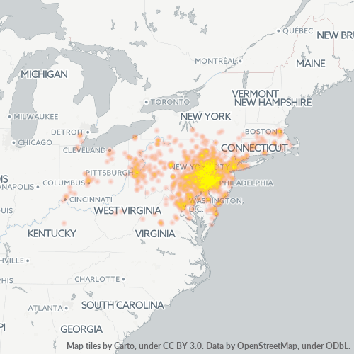 Código de Área 484, Pensilvania - Cybo