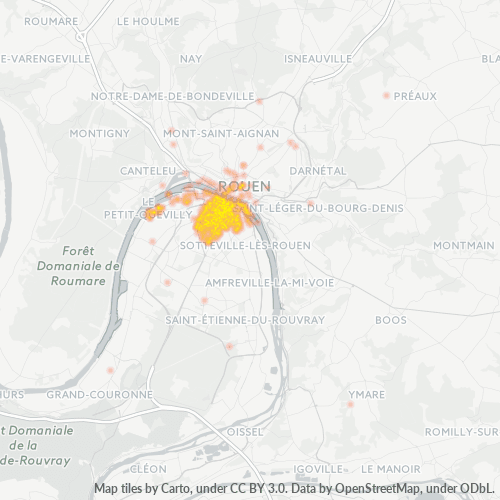 Code Postal 76100 - Rouen, Haute-Normandie - Cybo