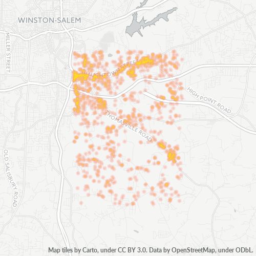 Zip Code 27107 - Winston-Salem, NC - Cybo