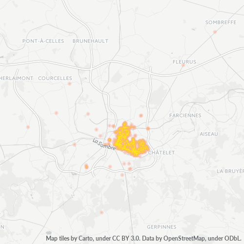 Code Postal 6061 - Charleroi, Région wallonne - Cybo