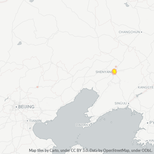 Postleitzahl 110000 - Shenyang, Liaoning - Cybo